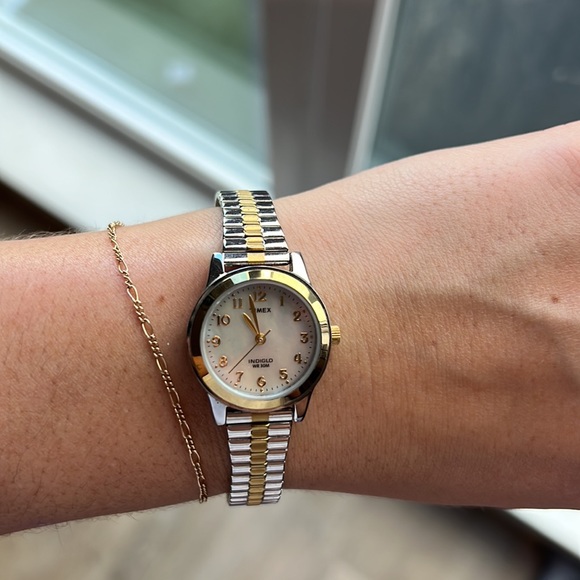 Timex | Accessories | Timex Dual Metal Watch | Poshmark